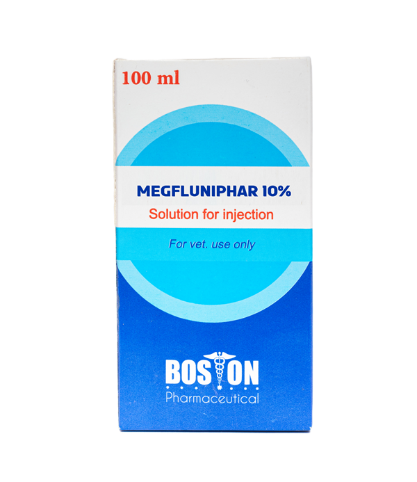Megfluniphar 10% (Flunixin meglumine16.6% Injectable solution) - Boston Vet